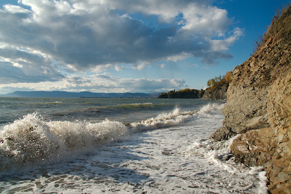 The beach at high tide | Renee Tougas